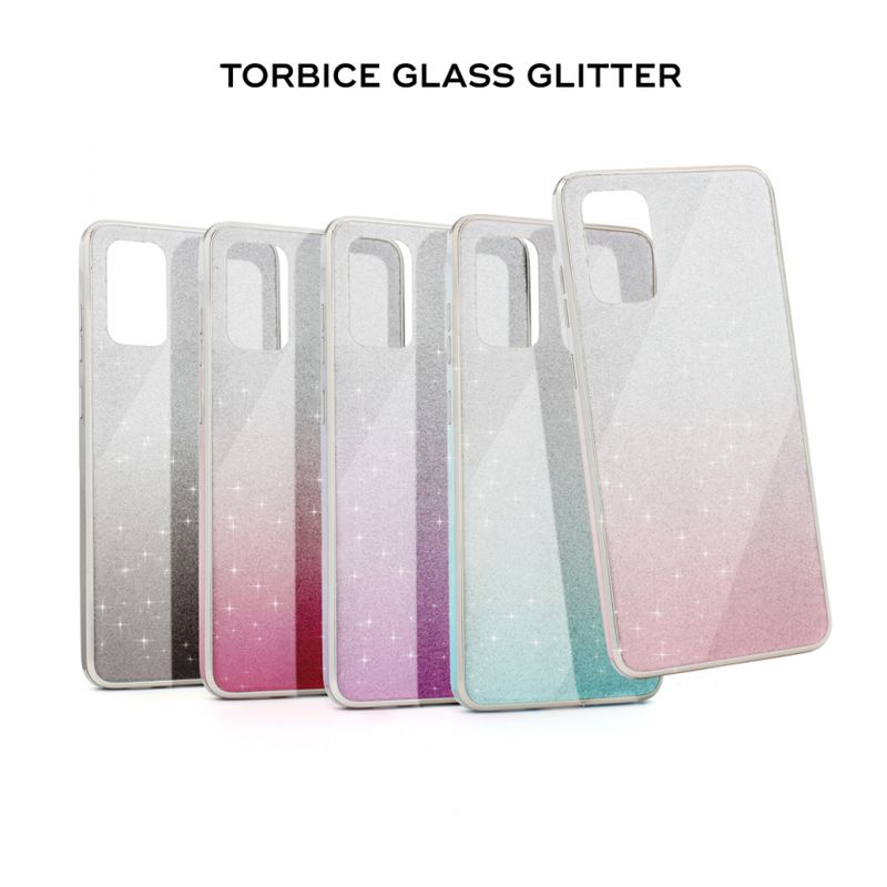 Maskica Glass Glitter za Samsung G988F Galaxy S20 Ultra roze