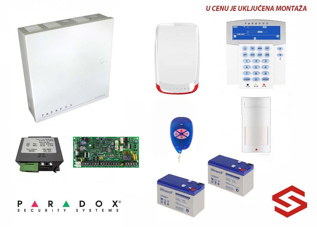 Paradox Komplet (2) alarmnog sistema