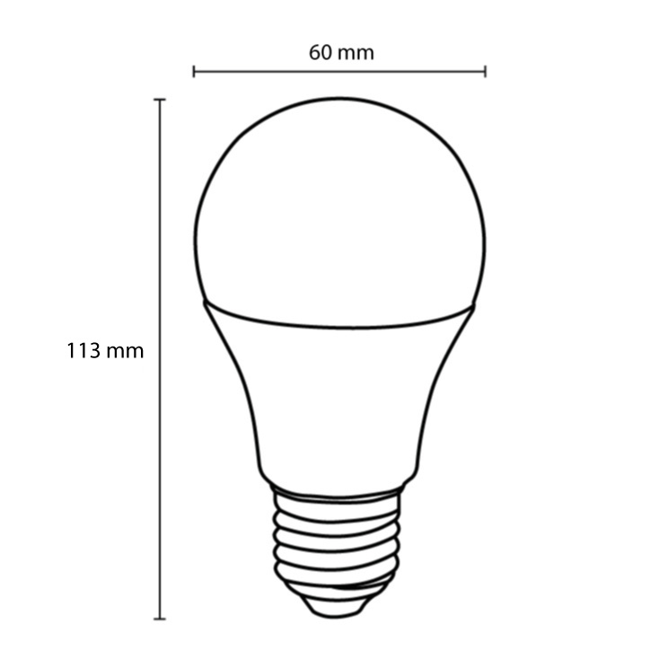 LED sijalica klasik hladno bela 8.5W