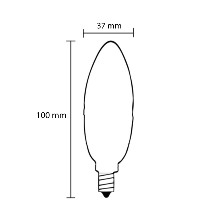 LED sijalica sveća dnevno svetlo 5.5W