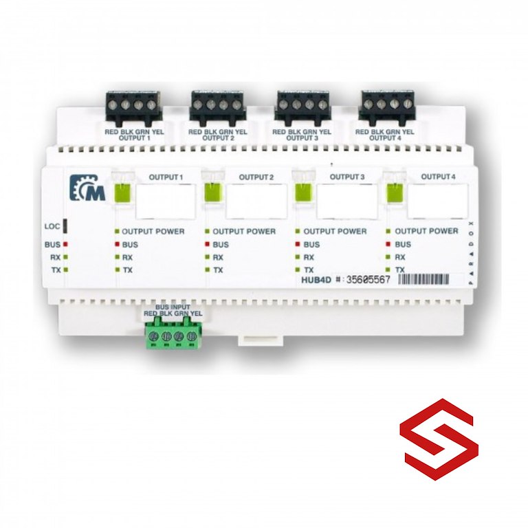 Paradox HUB4D Hub and Bus Isolator sa 4 izlaza