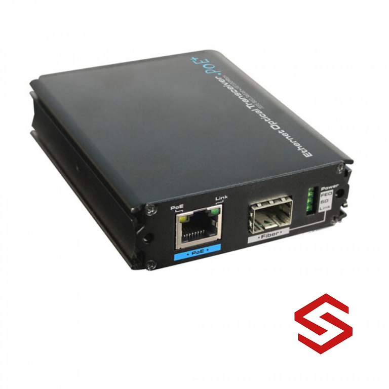 Ansec POE Ethernet Optical Transceiver AS-MCP