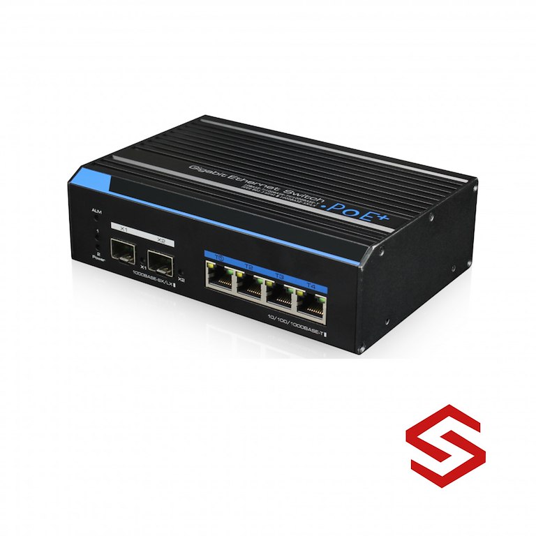 Ansec 4-Portni upravljivi Gigabitni PoE Switch