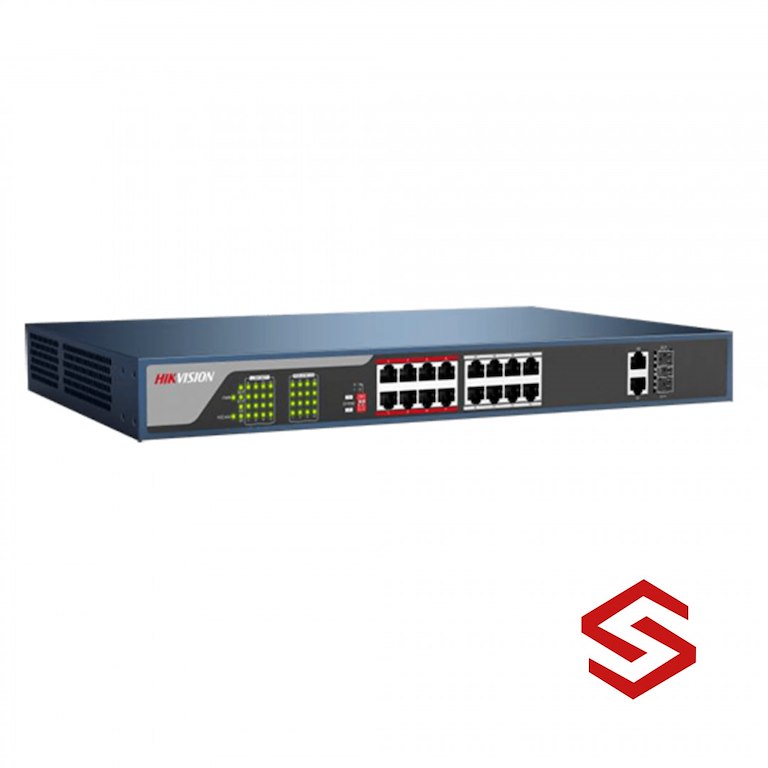 Hikvision Megabitni PoE Switch DS-3E0318P-E