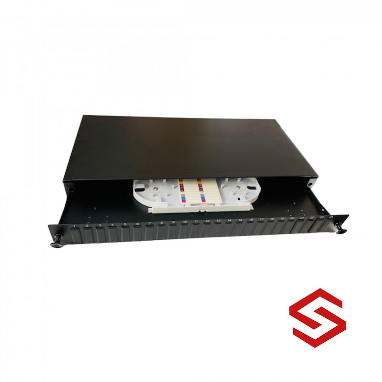 Ansec Patch panel fiber 12 CORE sc duplex