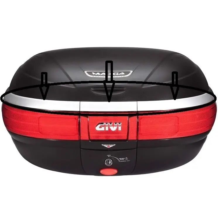 GIVI Z684C set trim plastika za E52 kofer