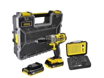 Aku bušilica odvijač 10.8V Stanley FatMax FMC011S2 - SET