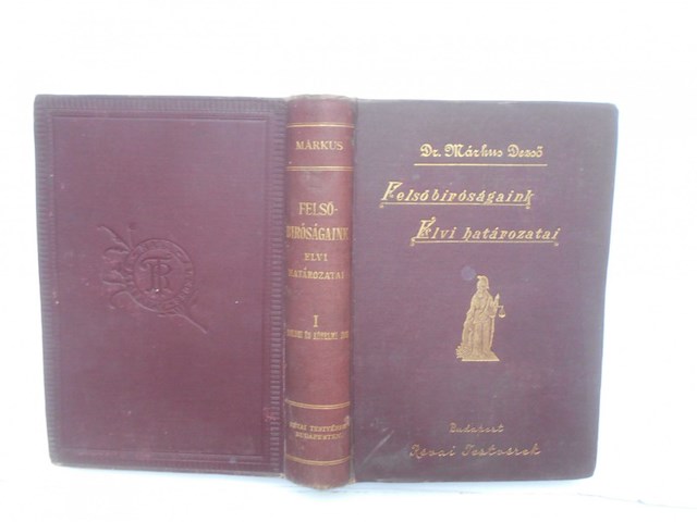 Odluke vrhovnog suda,  I tom, 1893. mađarski,