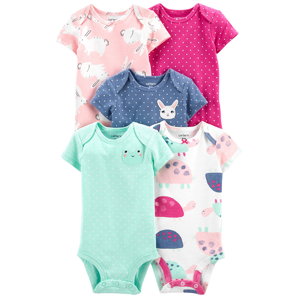 Carter's bodi za bebe devojčice - set od 5 kom. BZ211L767010