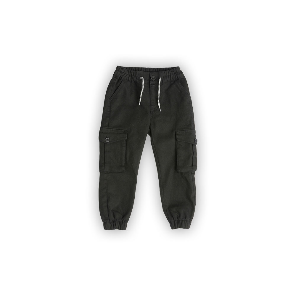 Nanika kids pantalone za dečake crna Z21321223