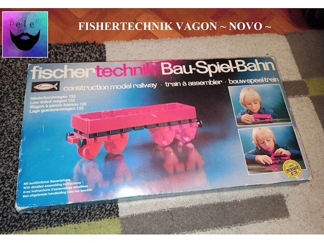 FisherTechnik vagon NOVO - RARITET