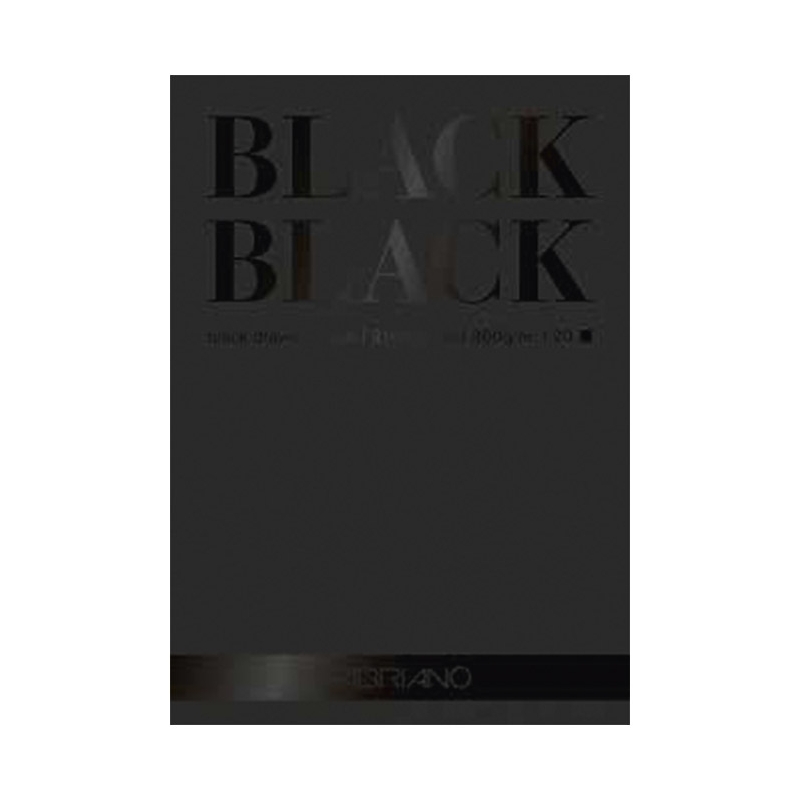 Blok Black Black 20x20cm 20L 300g Fabriano 19100389