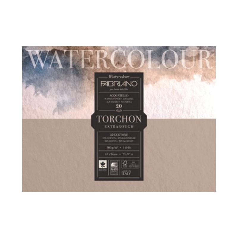 Blok Watercolour Studio Torchon 18x24cm 20L 270g Fabriano 19100275