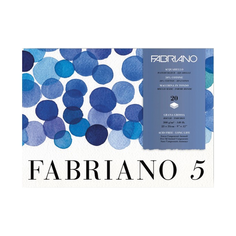 Blok Fabriano 5 26x36cm 20L 300g Fabriano 19100263