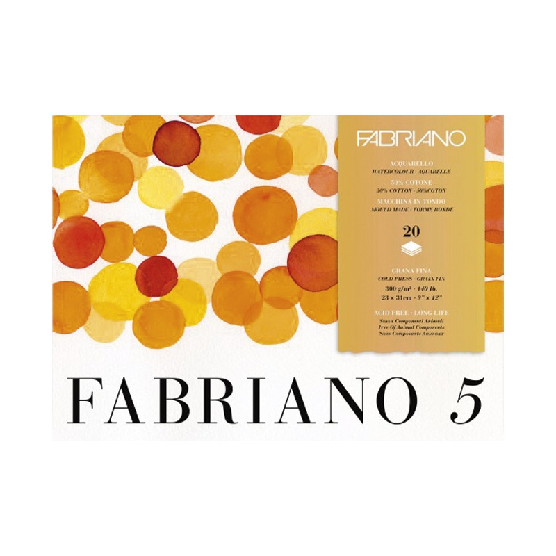 Blok Fabriano 5 31x41cm 20L 300g Fabriano 19100260