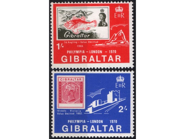 kt438o  18.sep1970  Gibraltar  Mi241-2 **