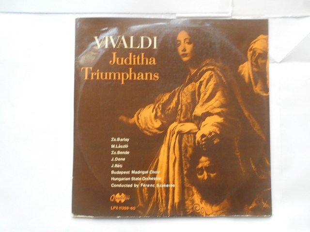 Vivaldi, Juditha Triumphans, 2LP mađarski drž. ork.