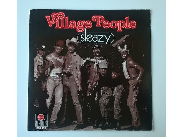 Village People – Sleazy. (12`, 45 RPM,  Netherlands)