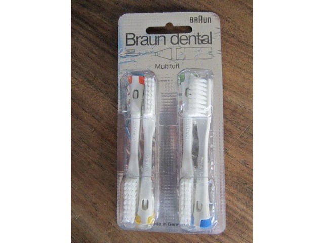 BRAUN Dental Multituft - 4 nove četkice(glave) ...