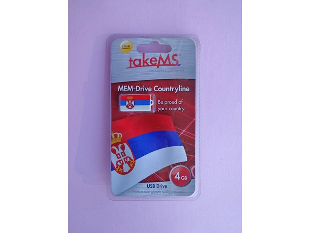 Takems USB 2.0 memorija 4GB - SRBIJA