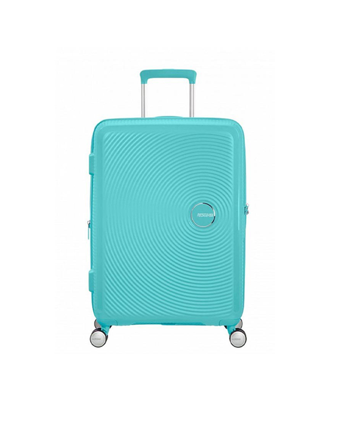 KOFER SOUNDBOX-SPINNER 77/28 TSA EXP POOLSIDE BLUE TROLLEY American Tourister