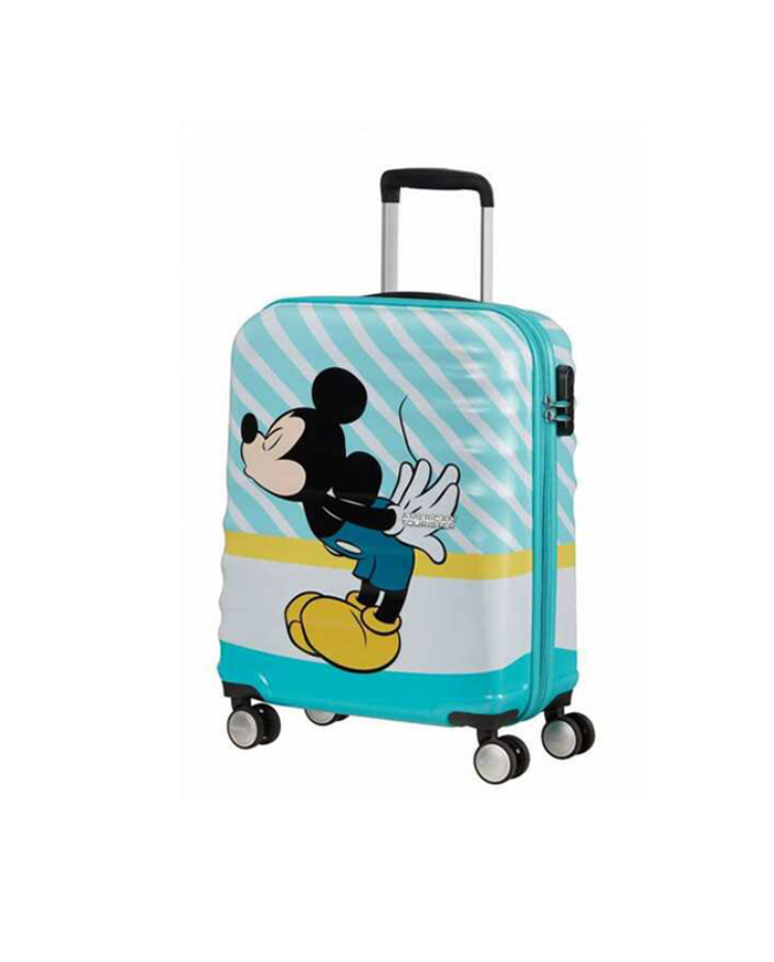 KOFER MICKEY BLUE KISS MEDIUM WAVEBREAKER BLUE TROLLEY American Tourister