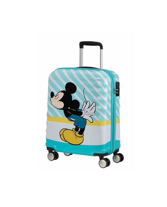 KOFER MICKEY BLUE KISS SMALL WAVEBREAKER BLUE TROLLEY American Tourister