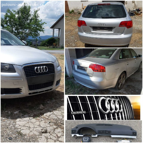 Audi A3 8p 2004 do 2008 Kompletan u delovima