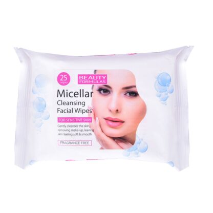 Vlažne maramice za uklanjanje šminke za osetljivu kožu BEAUTY FORMULAS Micelarna voda 25/1