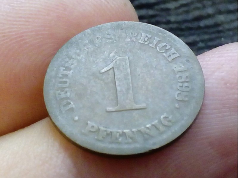 1 pfennig 1898 D