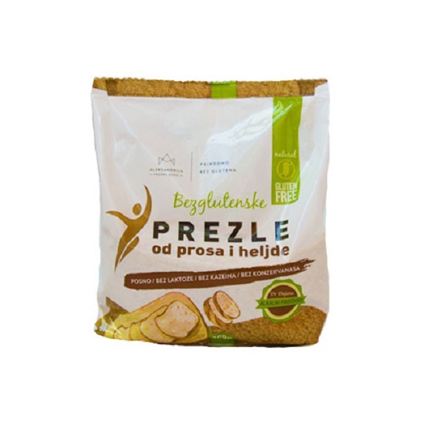 Prezle od Prosa i Heljde bez glutena Aleksandrija 300g