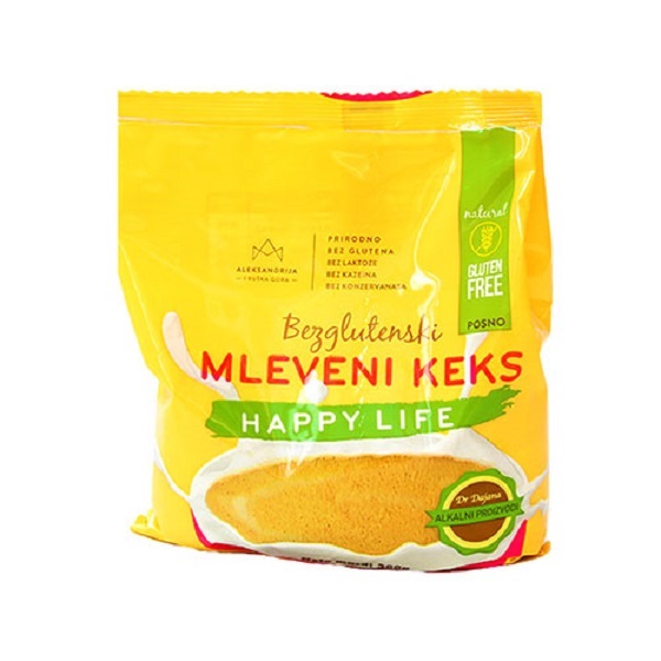 MLEVENI KEKS HAPPY LIFE BEZ GLUTENA ALEKSANDRIJA 300G