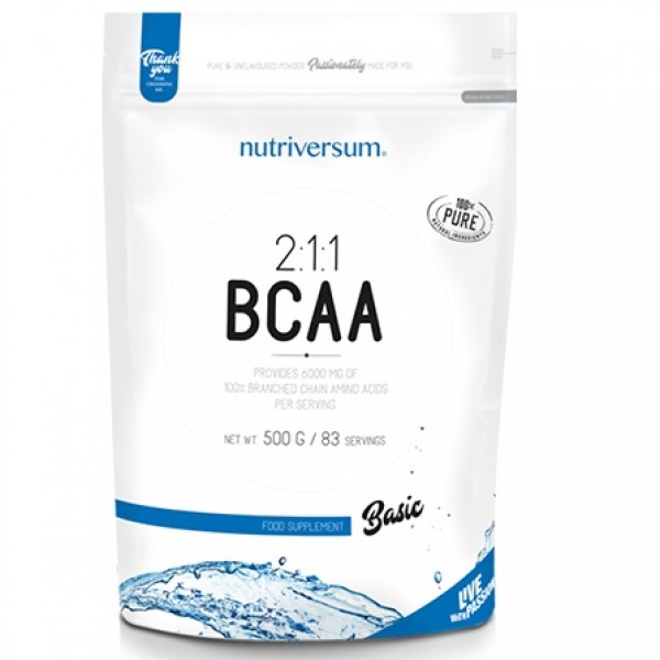 NUTRIVERSUM BCAA 2:1:1 500gr