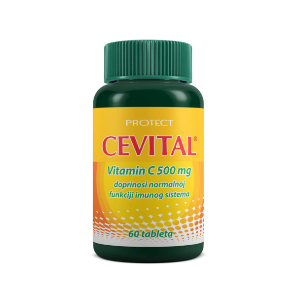 Cevital Vitamin C 500mg, 60 tableta