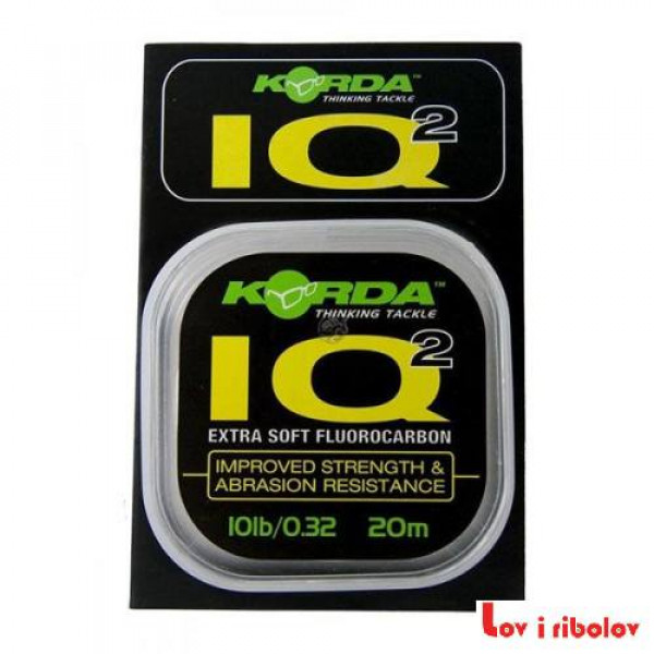 Fluorocarbon Korda IQ Extra Soft Hooklink 15lb-20m (KIQS15)