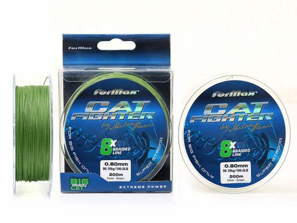 Upredena struna Cat fighter braid x8 200m 0,80mm FX036-02-080