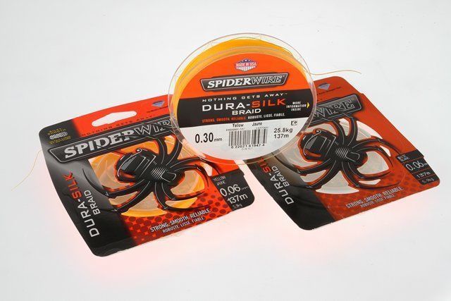 Spiderwire Dura silk braid yellow 150m/15lb