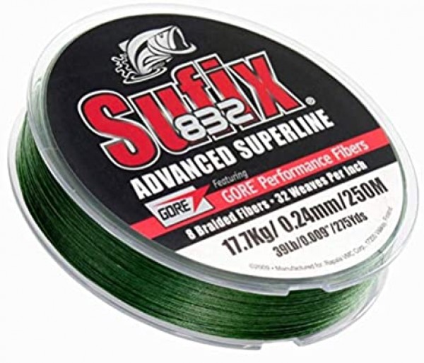 Upredena struna Sufix 832 Braid 250m (Lo-vis Green)