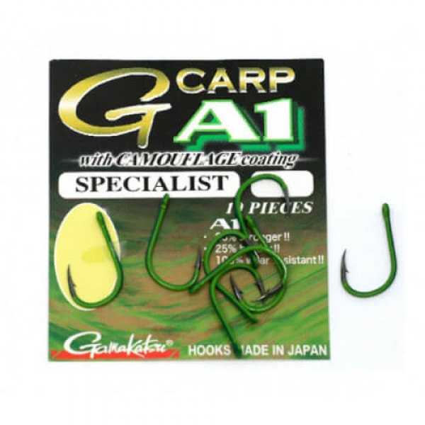 Gamakatsu udica A1 G-Carp Camou Green Super vel 8