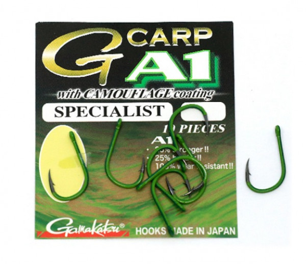 Gamakatsu udica A1 G-Carp Camou Green Super vel 6