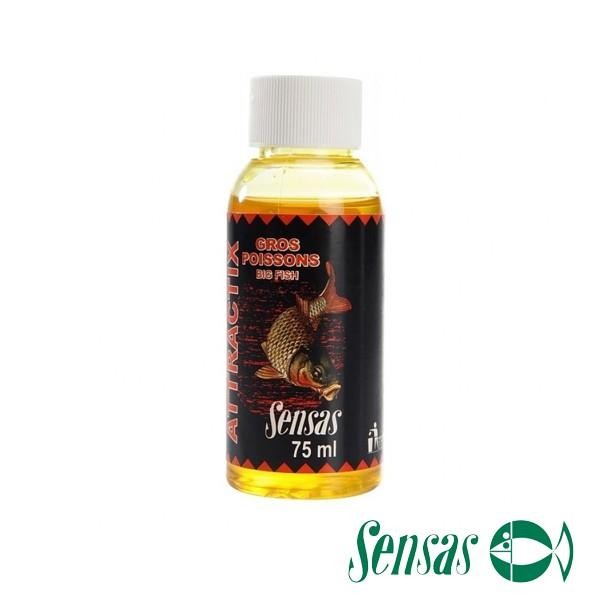 Sensas Attractix Gros Poissons 75ml Big Fish