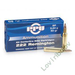 Karabinski metak PPU .222 Remington 3,24gr