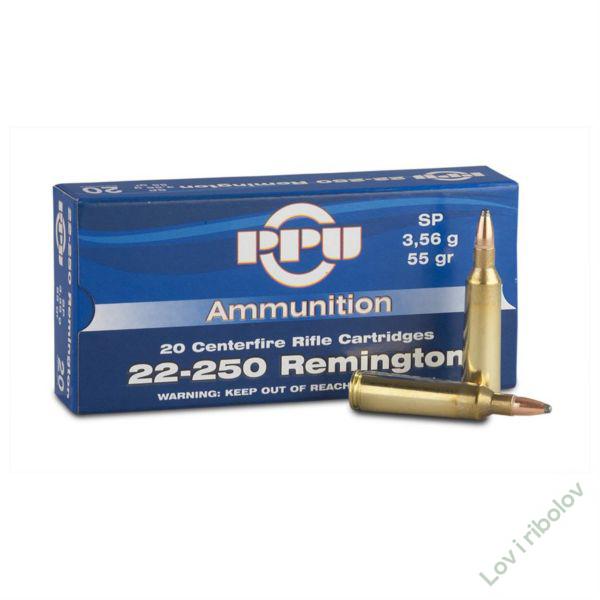 Karabinski metak PPU 22-250 Remington SP 3,56gr