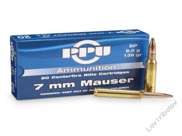 Karabinski metak PPU 7x57 11.2gr 7mm Mauser