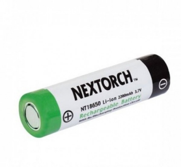 Baterija NT18650 Li-ion 2600 mAh NexTORCH