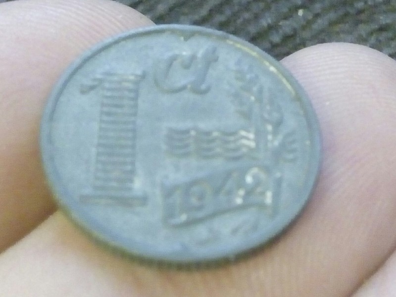 Holandija, 1 cent 1942