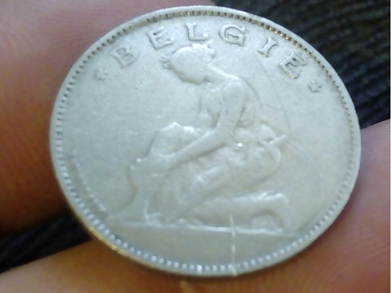 Belgie, 1 franak 1922