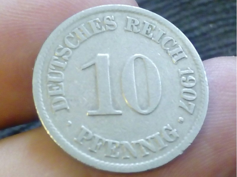 10 pfennig 1907 A