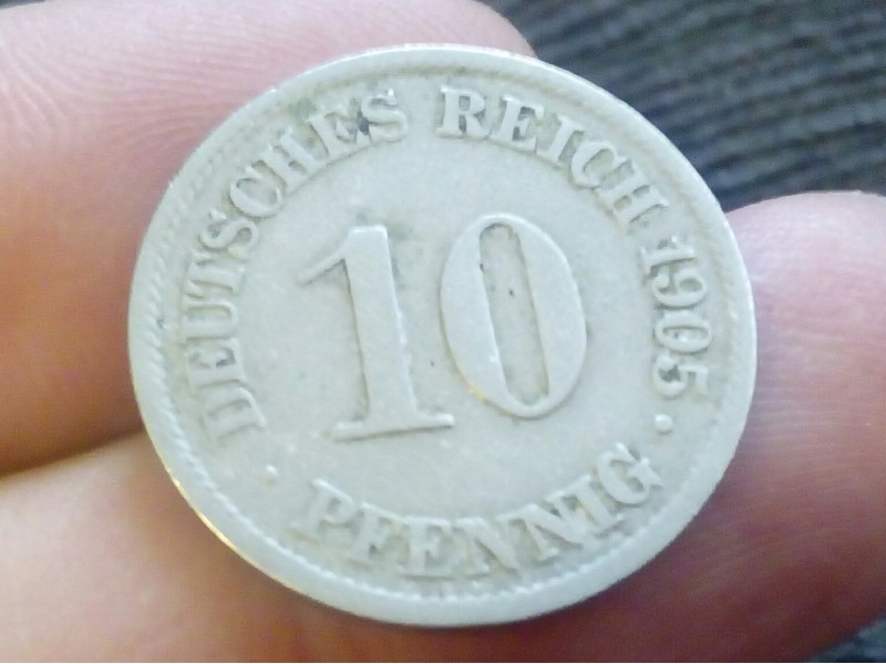 10 pfennig 1905 A