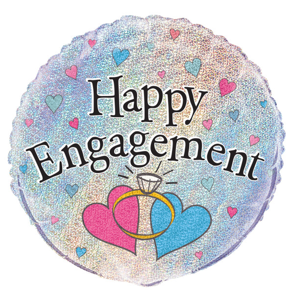 55521U
18″ Foil Happy Engagement Prismatic